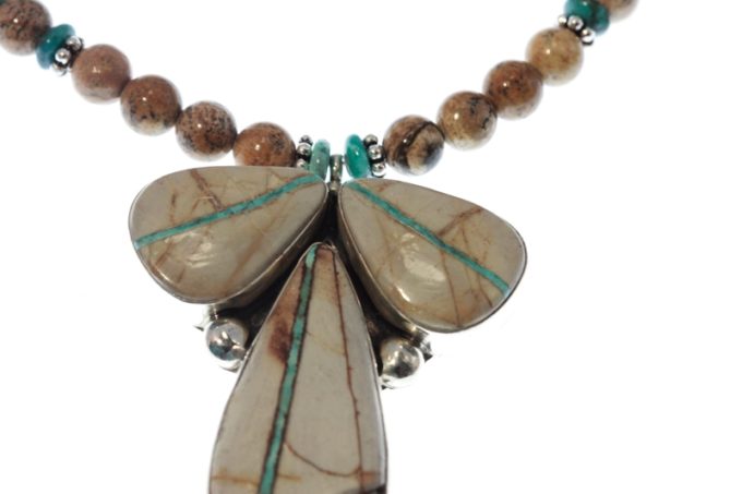 Boulder Ribbon Turquoise Ensemble – Powwow